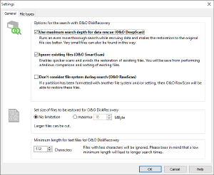 O&O DiskRecovery 11 – Professional data recovery at the push of a button